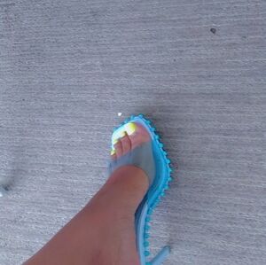 Fashion Nova | Shoes | Blue Open Toe Sandals | Poshmark